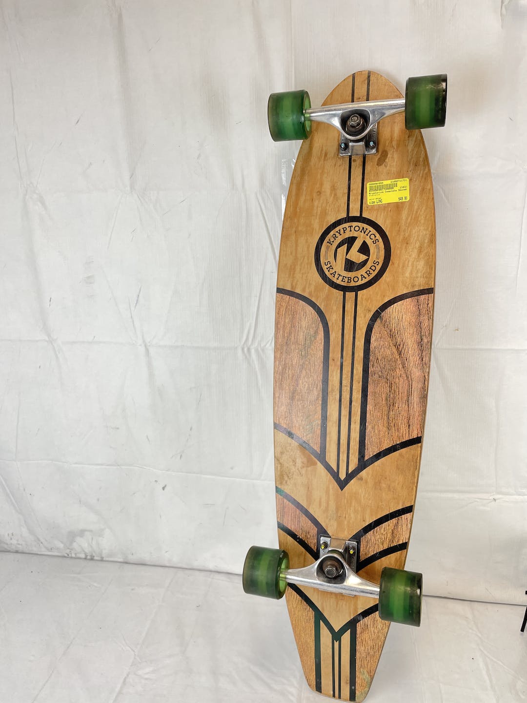 Used Kryptonics Long Complete Skateboard 8.75" X 36" | SidelineSwap