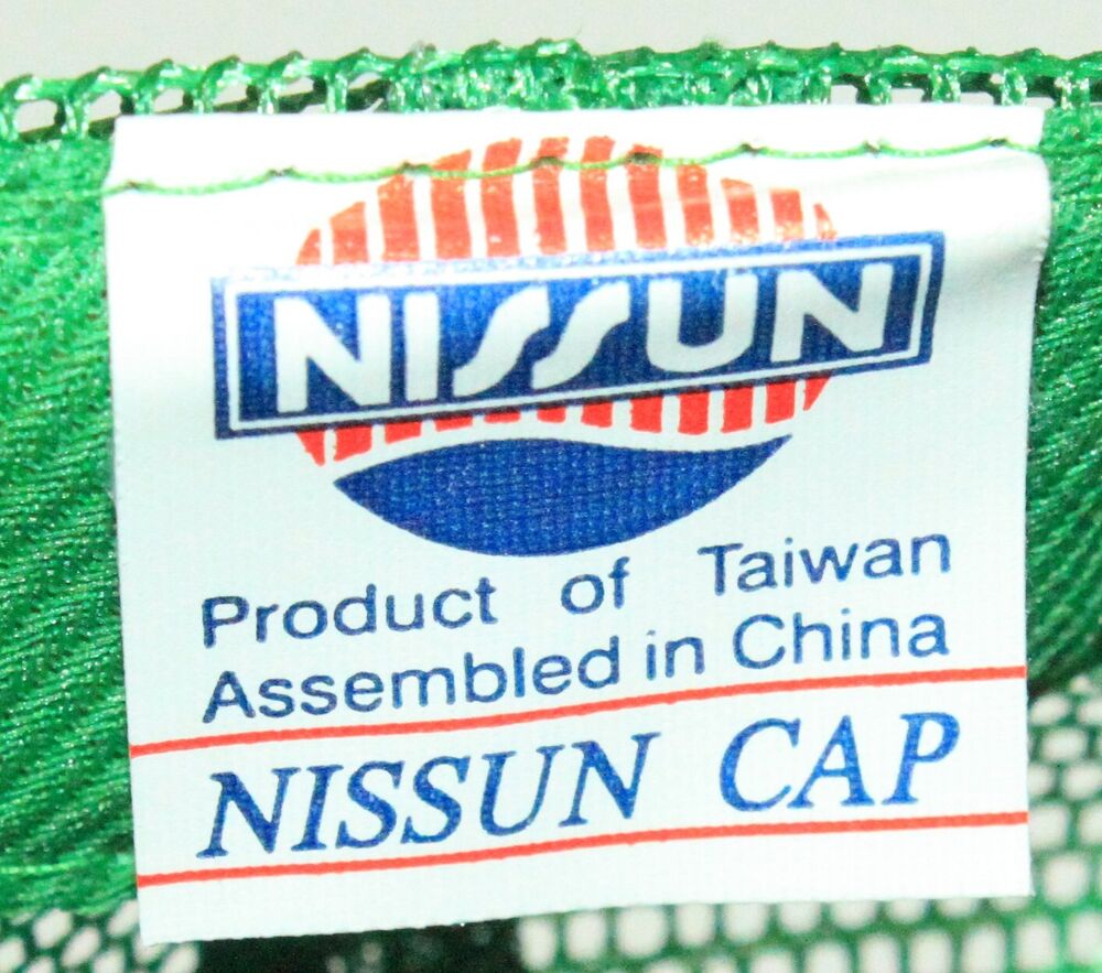 VIntage Rockstar Energy Drink - Nissun Trucker Snapback Baseball Cap Hat Green | SidelineSwap