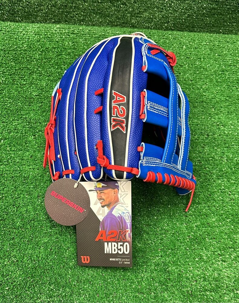 2024 Wilson A2K 12.5" MB50 Mookie Betts Outfield Baseball Glove Left ...