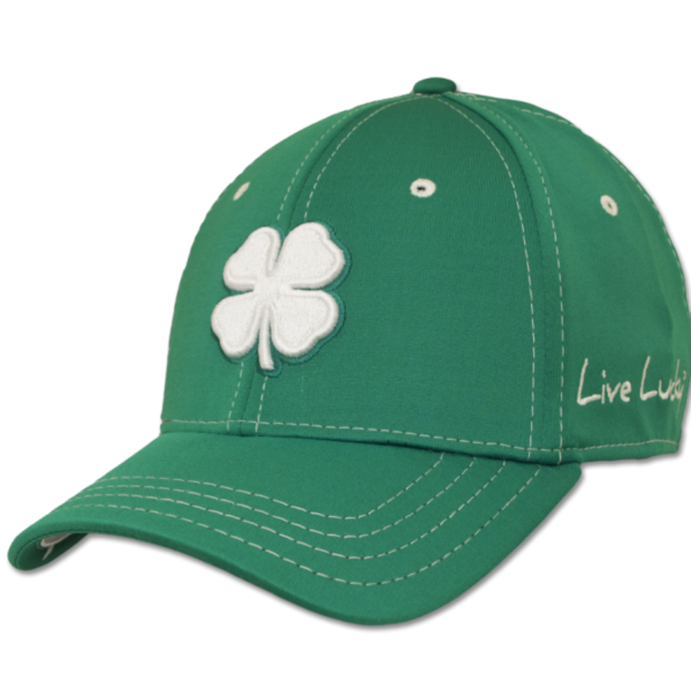 NEW Black Clover Live Lucky Premium Clover 58 Green/White Fitted S/M ...