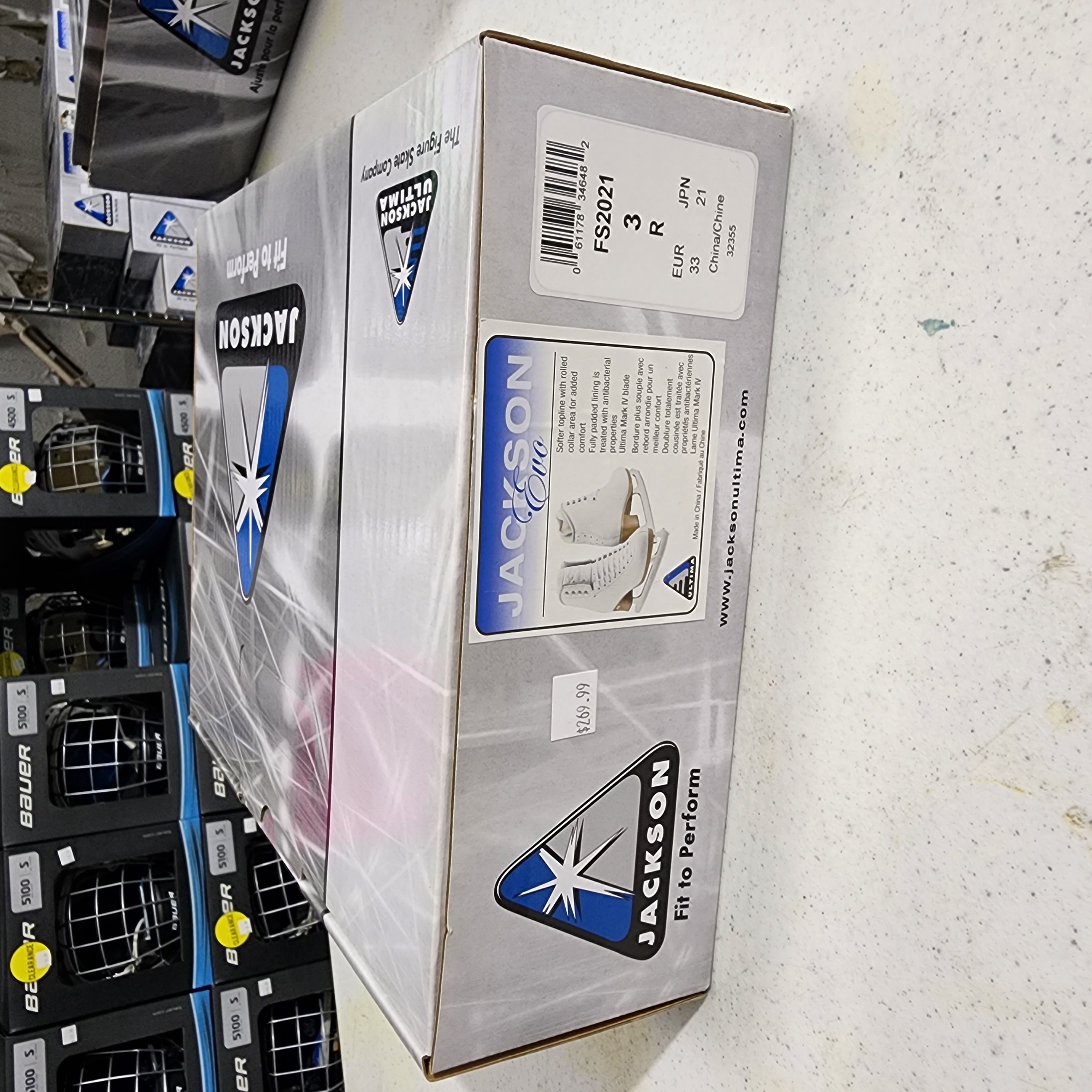 New Jackson Ultima Evo Misses Figure Skates Size 3 Regular Width ...