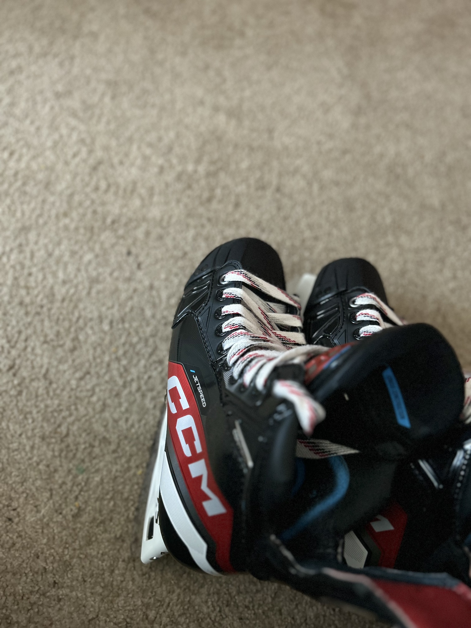 New CCM Wide Width 7.5 JetSpeed Control Hockey Skates | SidelineSwap