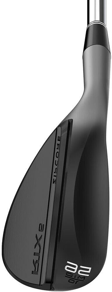 Cleveland RTX 6 ZipCore Black Satin Wedge LEFT - MID 10° Bounce - 52° Gap Wedge | SidelineSwap