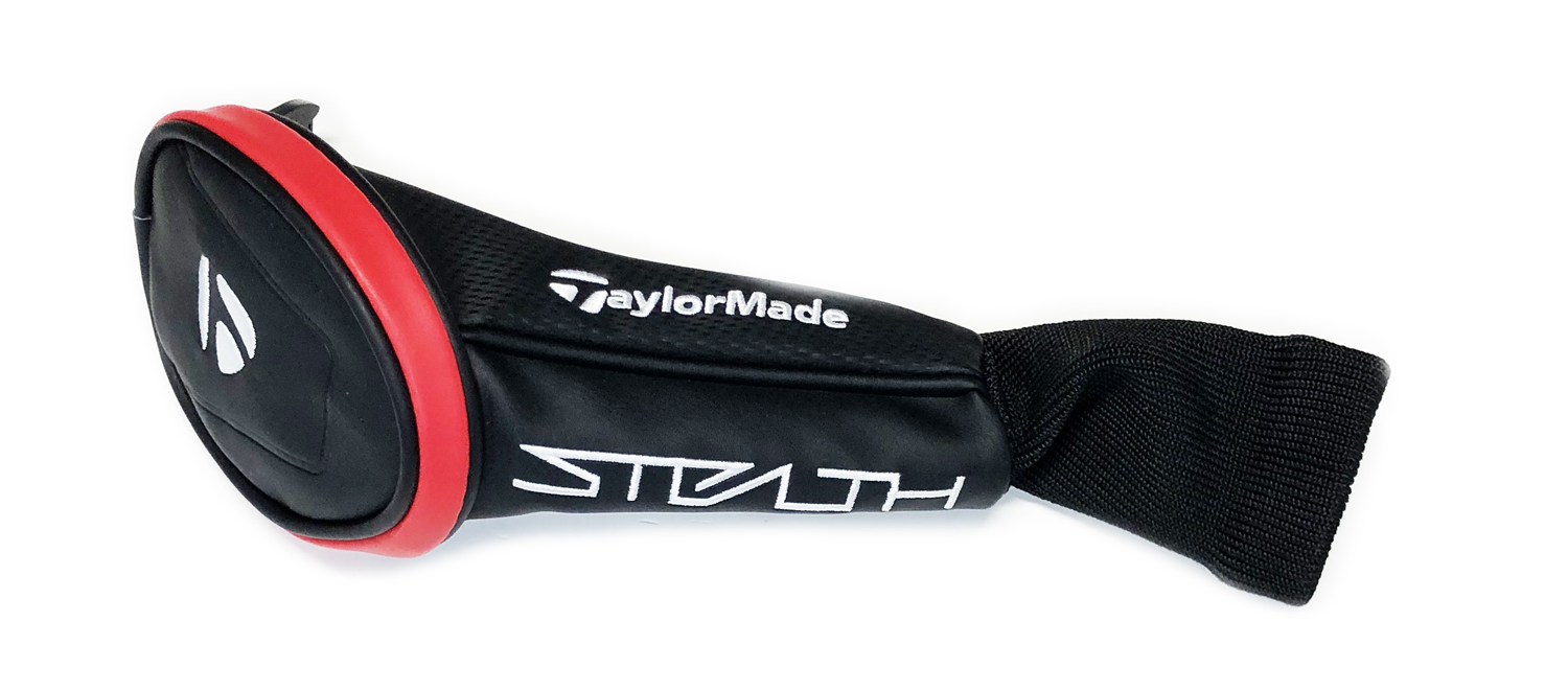 TaylorMade Golf Stealth Black/Red Hybrid/Rescue Headcover | SidelineSwap