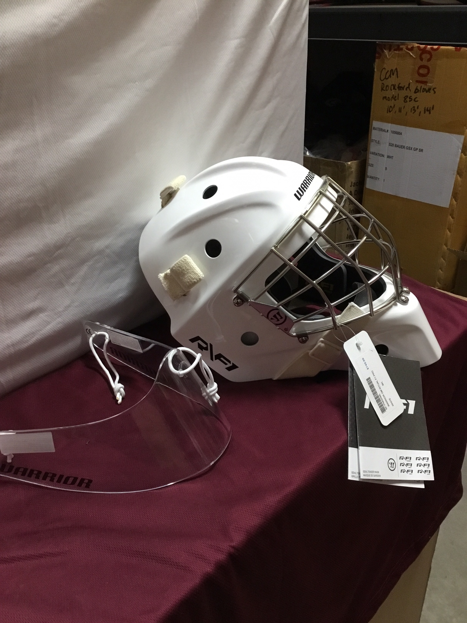 New Warrior Ritual RF1 Pro Goal Mask | SidelineSwap