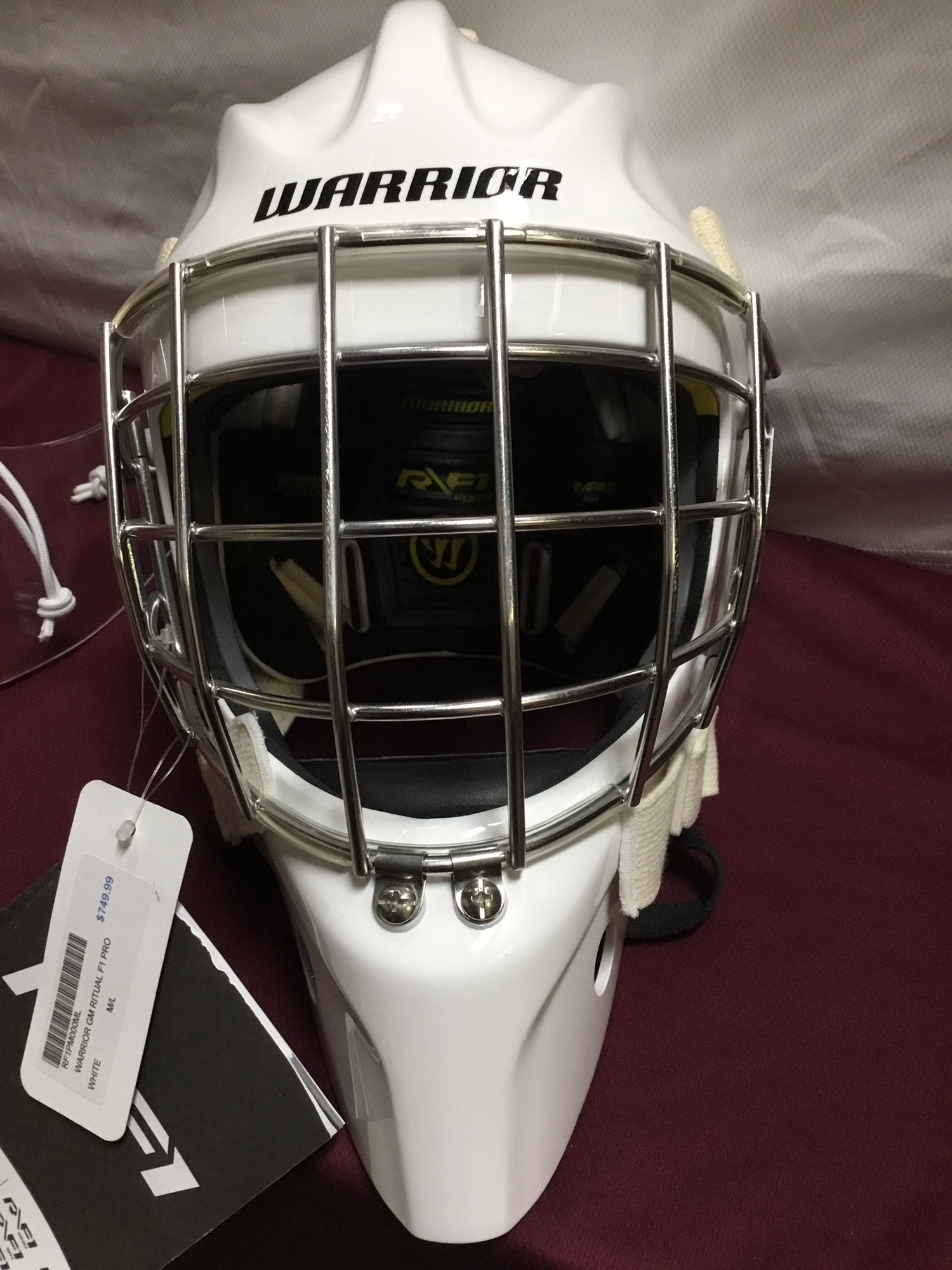 New Warrior Ritual RF1 Pro Goal Mask | SidelineSwap
