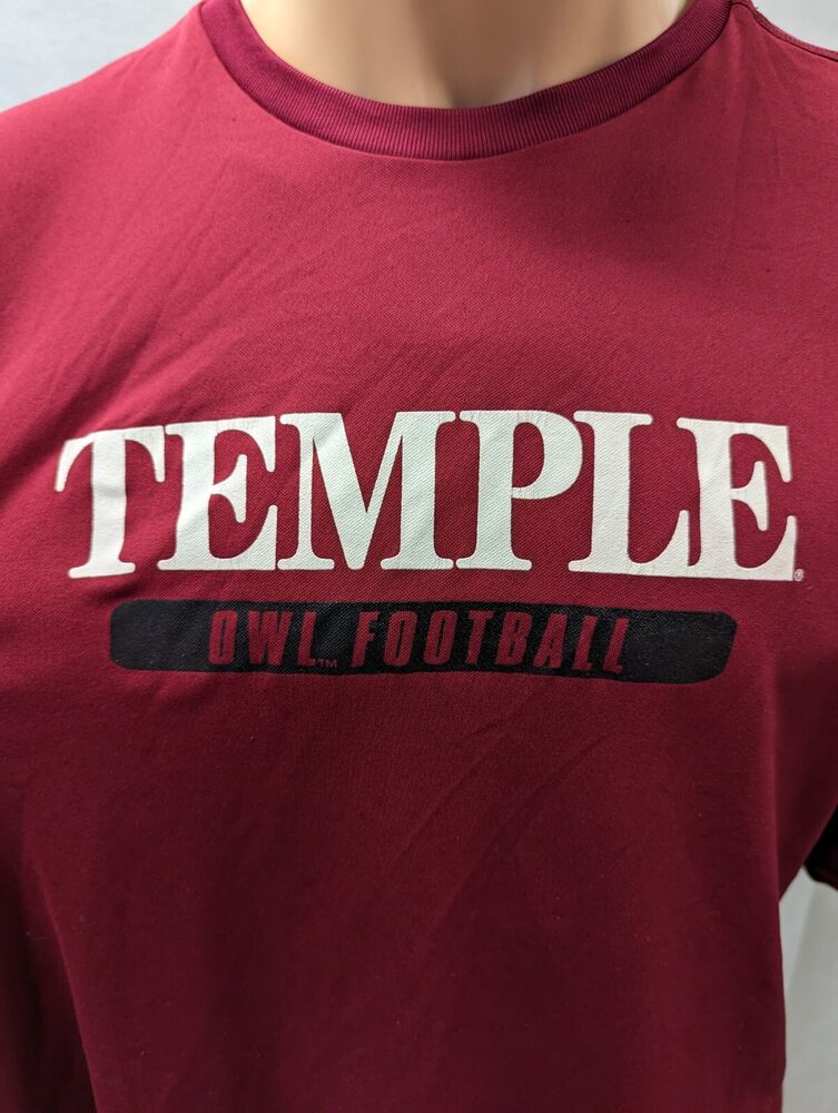 Vintage Team Issued Temple Owls Football Shirt XL NCAA | SidelineSwap