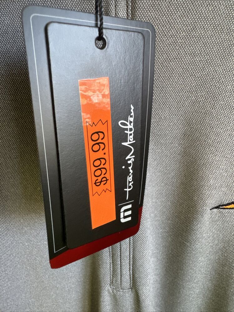 Rex Golf Travis Matthew Quarter Zip Large Light Grey Dino Logo ...