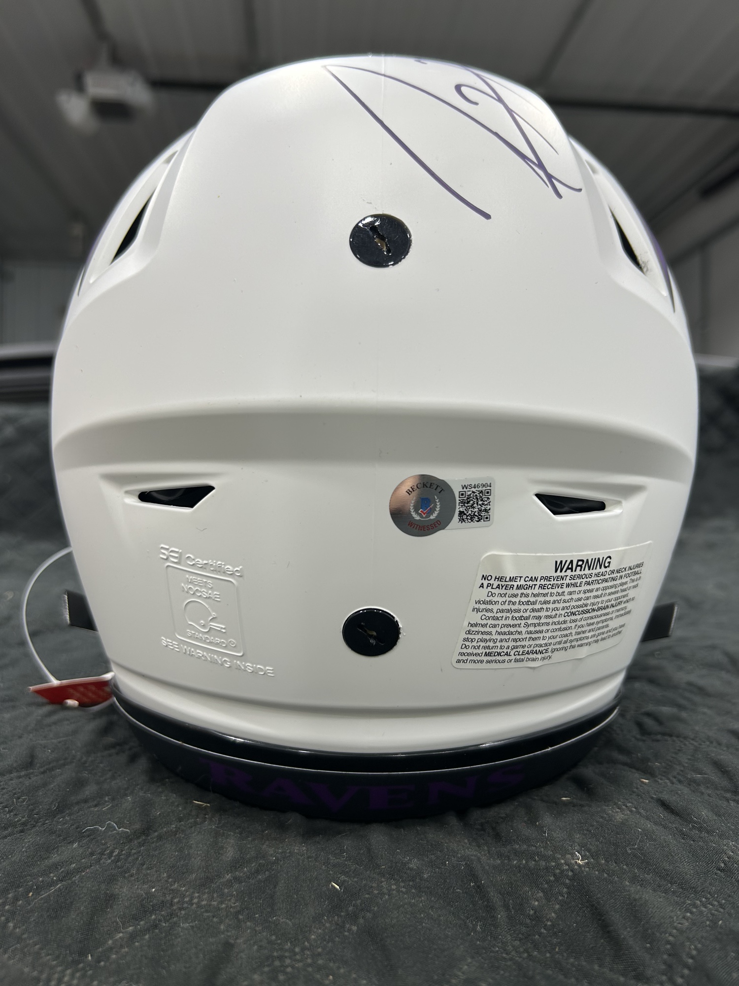 Signed Ray Lewis helmet | SidelineSwap