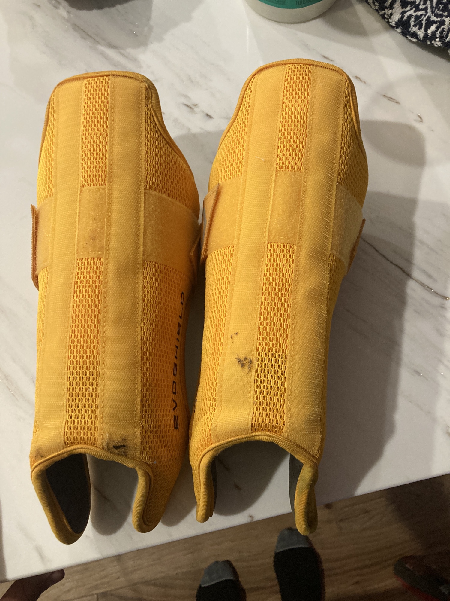 EvoShield Catcher's Lower Leg Guard- Yellow and Maroon are available ...