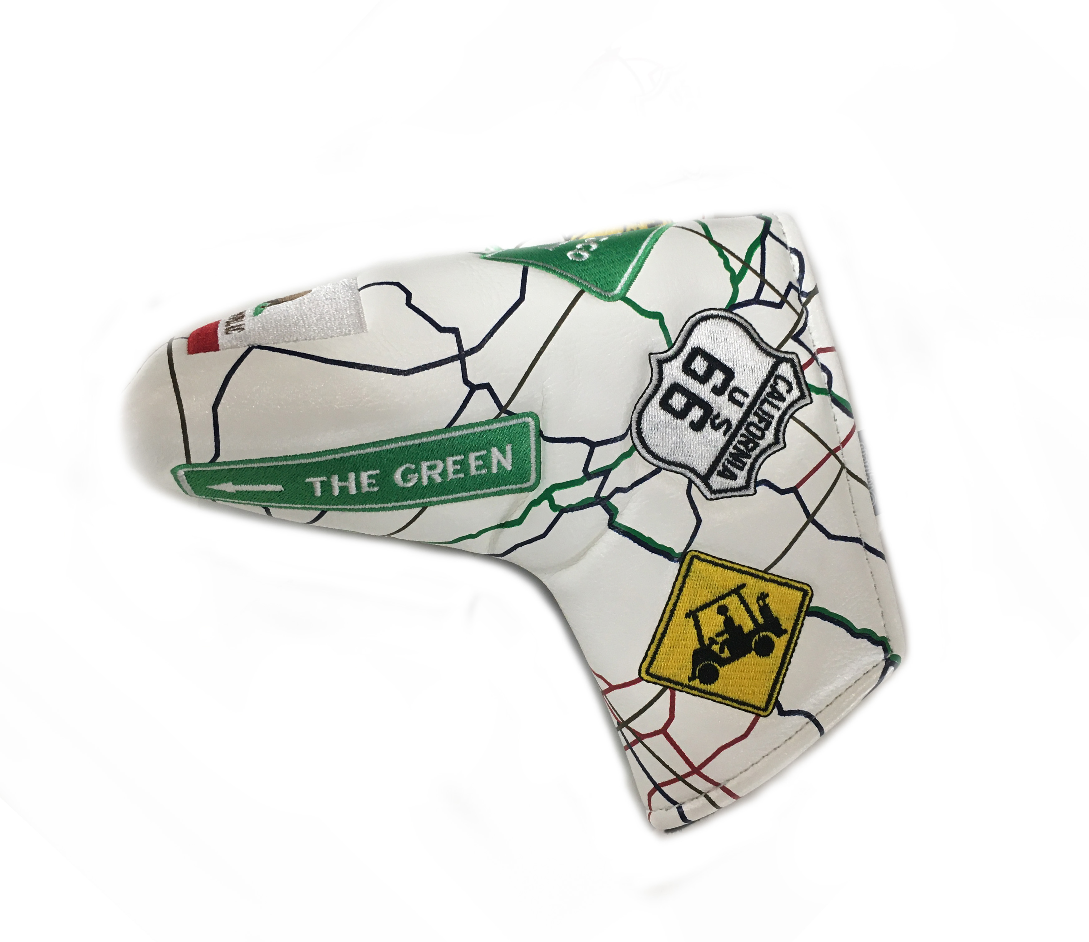 NEW PRG California "Road Map" White Magnetic Golf Blade Putter ...