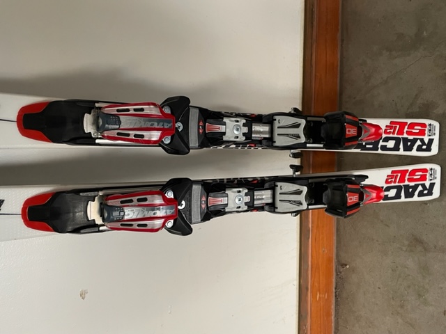 Used 2014 Atomic 144 cm Racing Race Skis With Bindings Max Din 10 ...