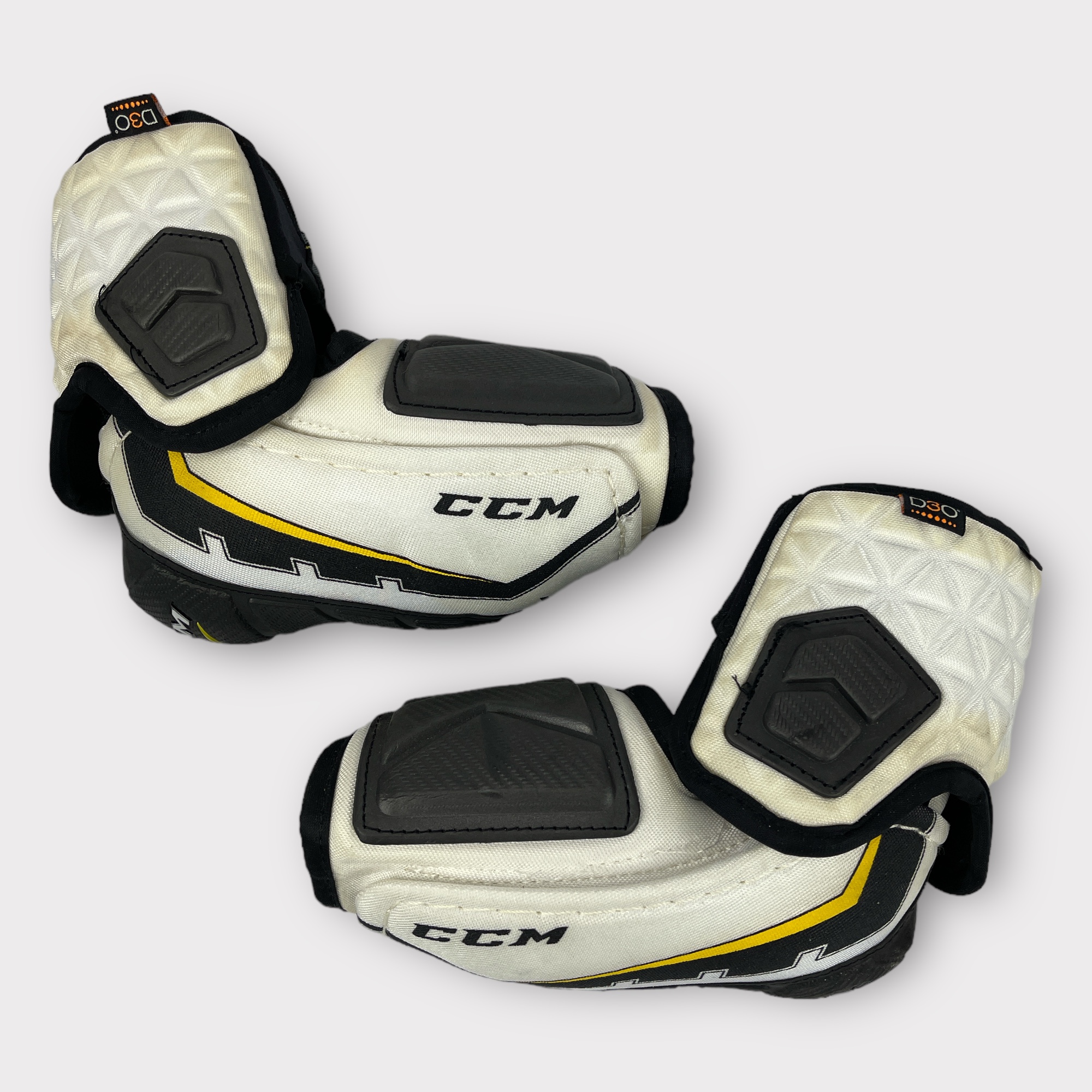 Pro Stock Large CCM Ultra Tacks Pro Used Elbow Pads | SidelineSwap