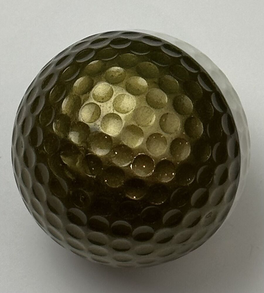 PING Two-Color Promotional Vintage Golf Ball - Super RARE! - White/Gold ...