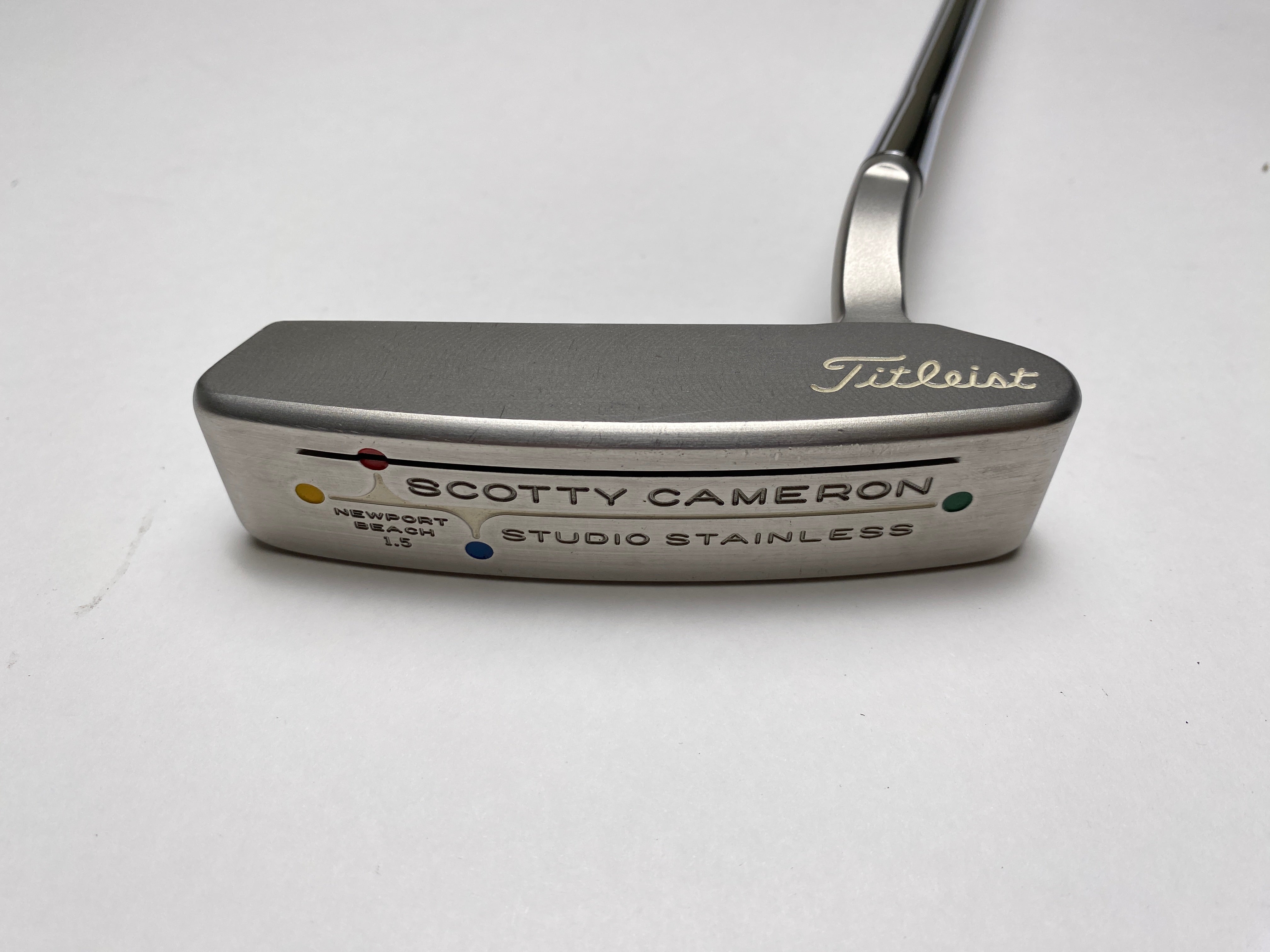 Scotty Cameron Studio Stainless Newport Beach 1.5 Putter 34" Mens RH HC ...