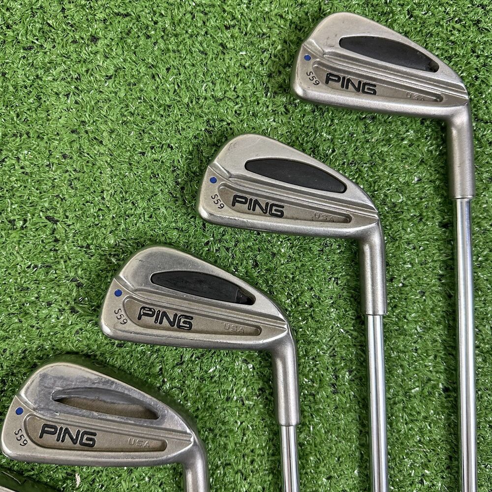 READ Ping S59 Blue Dot Iron Set 3-PW Regular Flex Dynamic Gold S300 ...