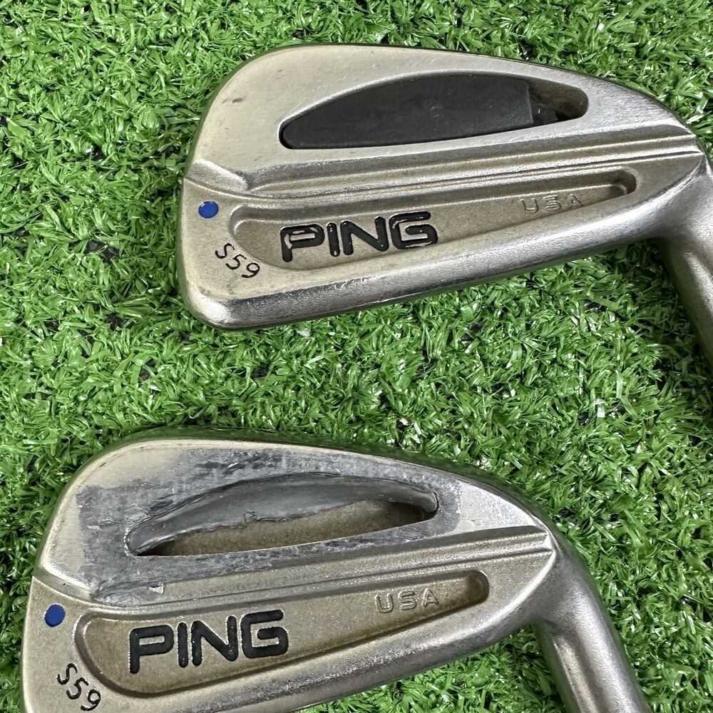 READ Ping S59 Blue Dot Iron Set 3-PW Regular Flex Dynamic Gold S300 ...