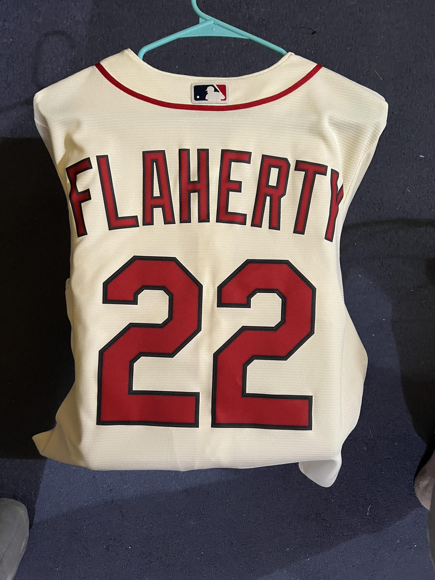 St Louis Cardinals Jake Flaherty Cream Jersey | SidelineSwap