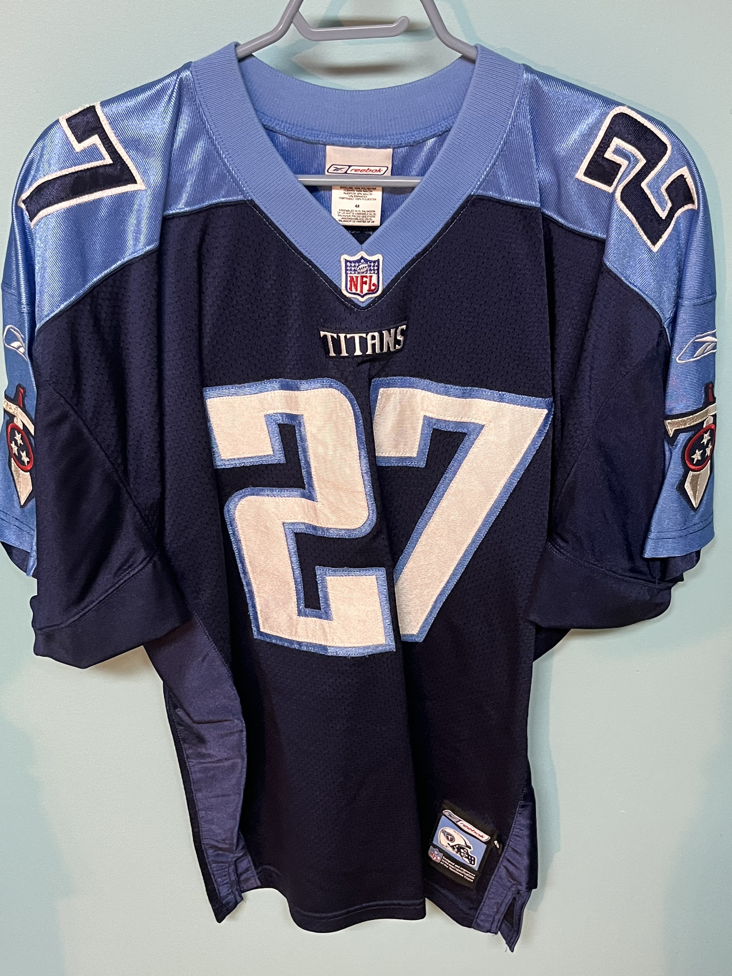Reebok “George” Authentic Titans Jersey Size 48 | SidelineSwap