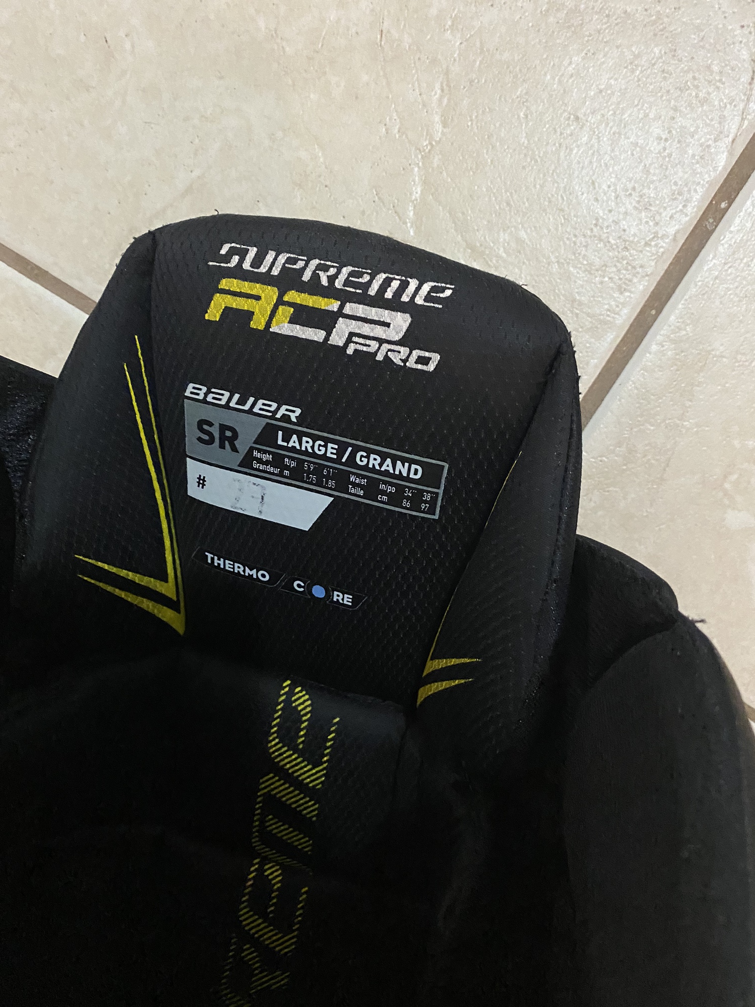 Bauer ACP PRO Pro Stock NHL Ice Hockey Player Protective Girdle Pants ...