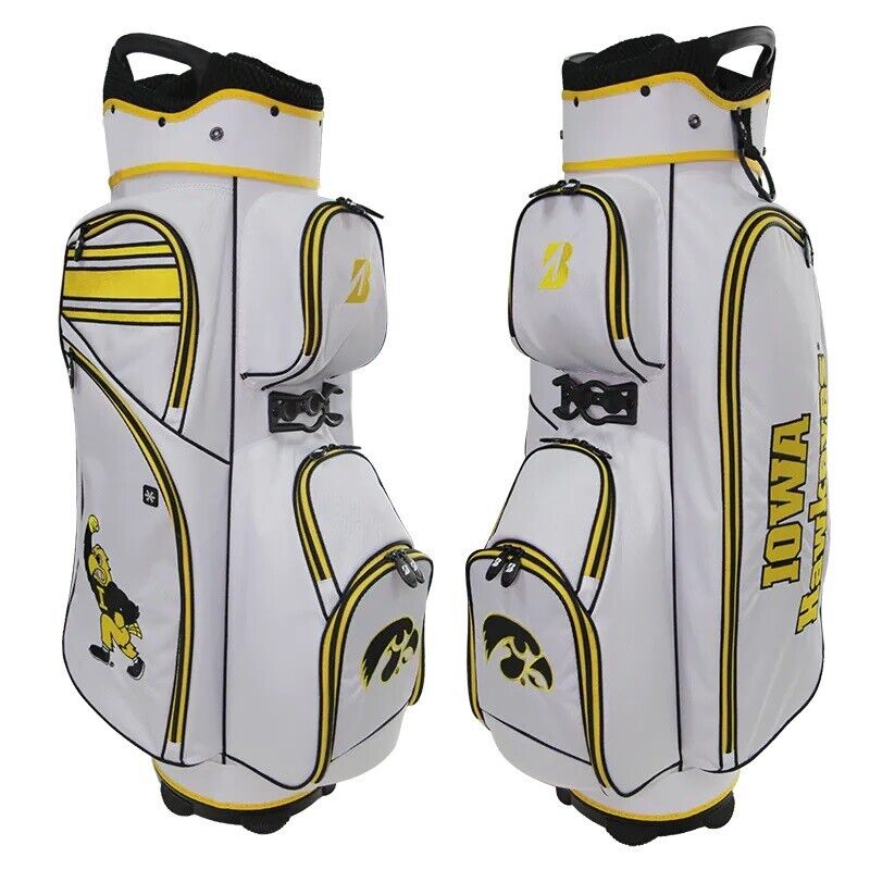 Bridgestone Golf NCAA Collegiate Golf Cart Bag - 7 Way Golf Bag - IOWA ...