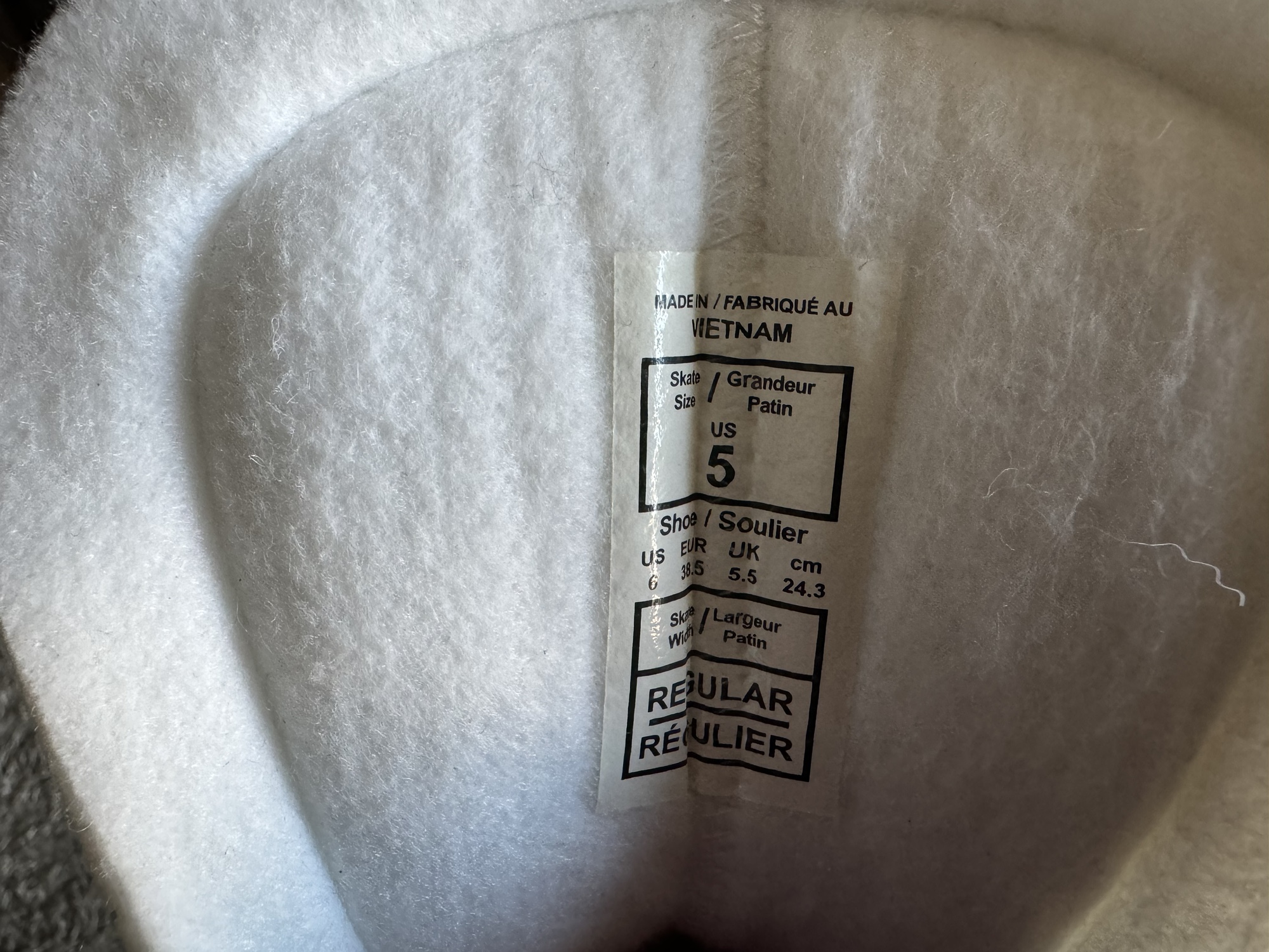 Used CCM Regular Width Size 5 JetSpeed FT455 Hockey Skates | SidelineSwap