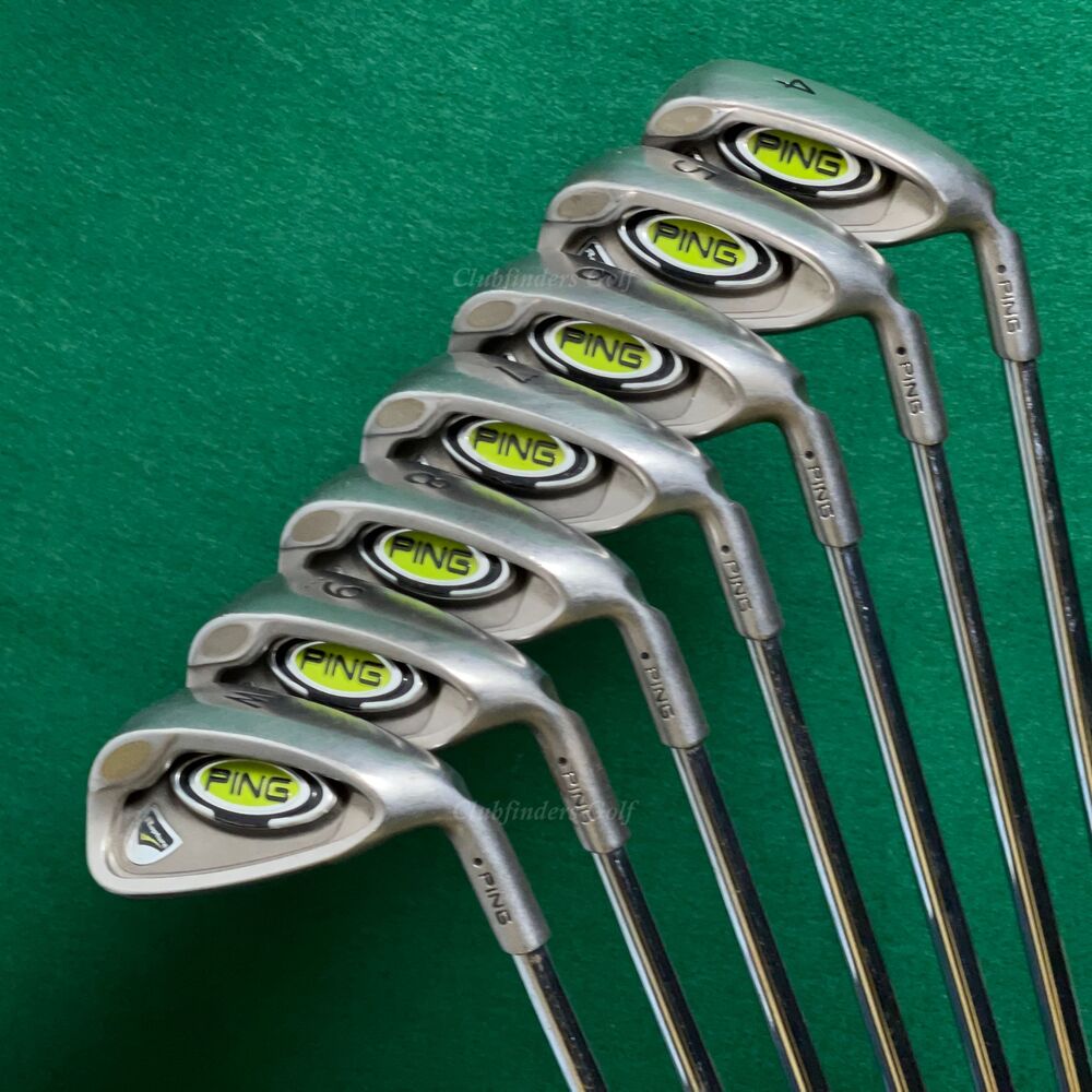 Ping Rapture Black Dot 4-PW Iron Set Factory True Temper Steel Stiff ...