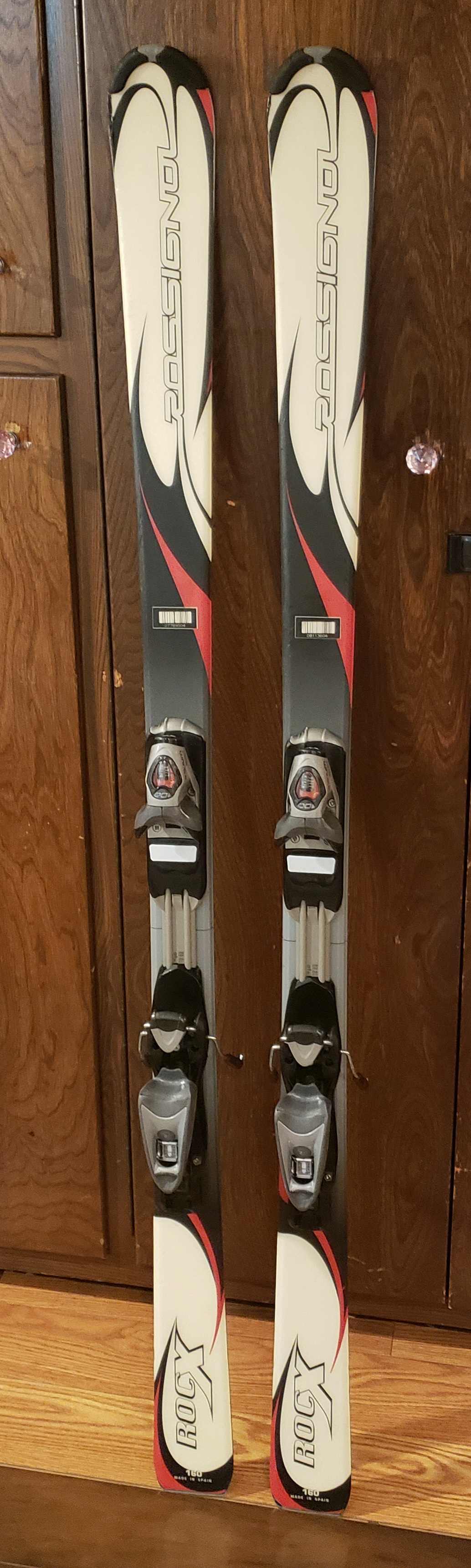 160cm ROSSIGNOL ROC X Skis w/ROSSIGNOL Bindings ADULT *USED* CLEAN ...