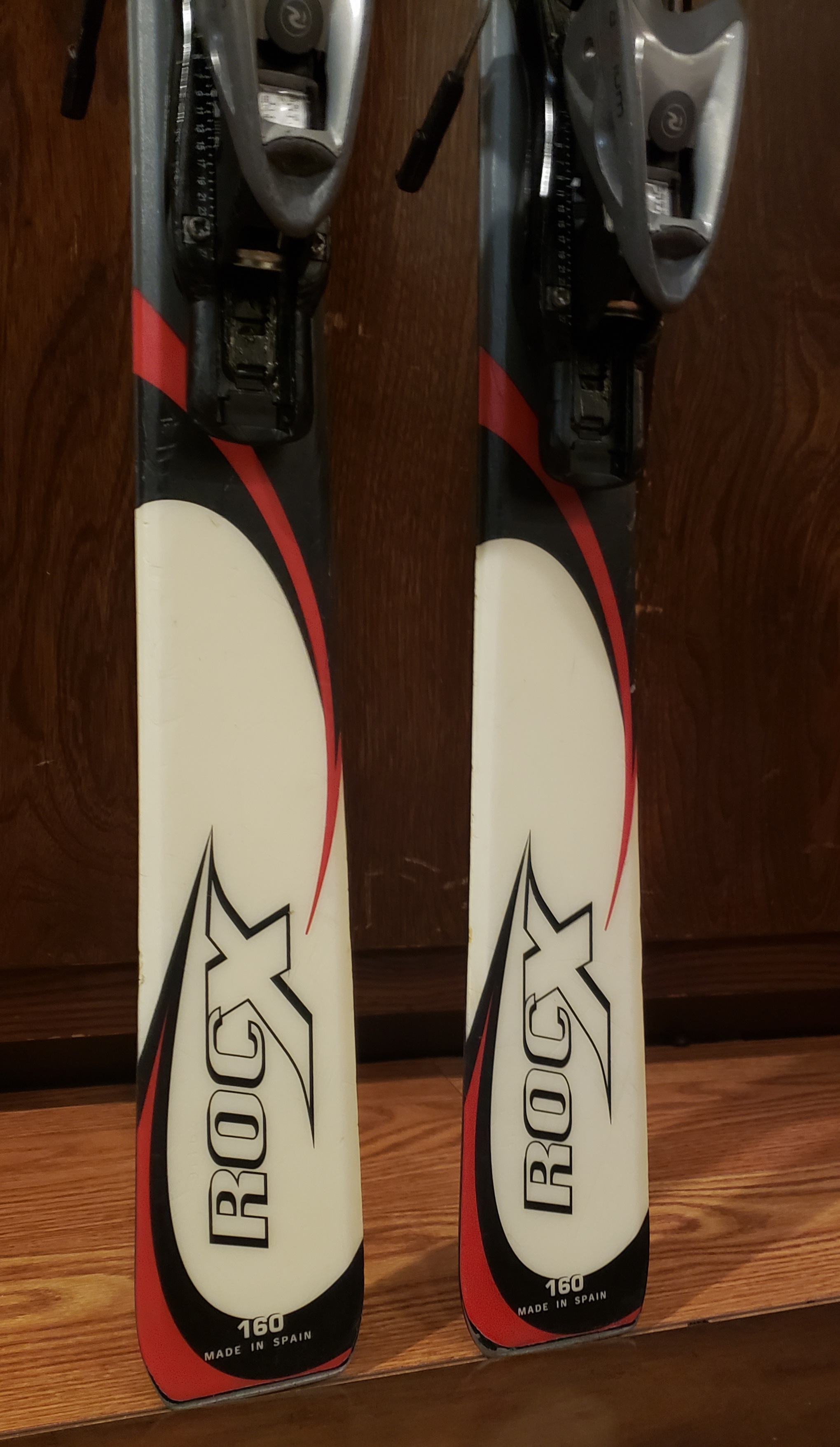 160cm ROSSIGNOL ROC X Skis w/ROSSIGNOL Bindings ADULT *USED* CLEAN ...