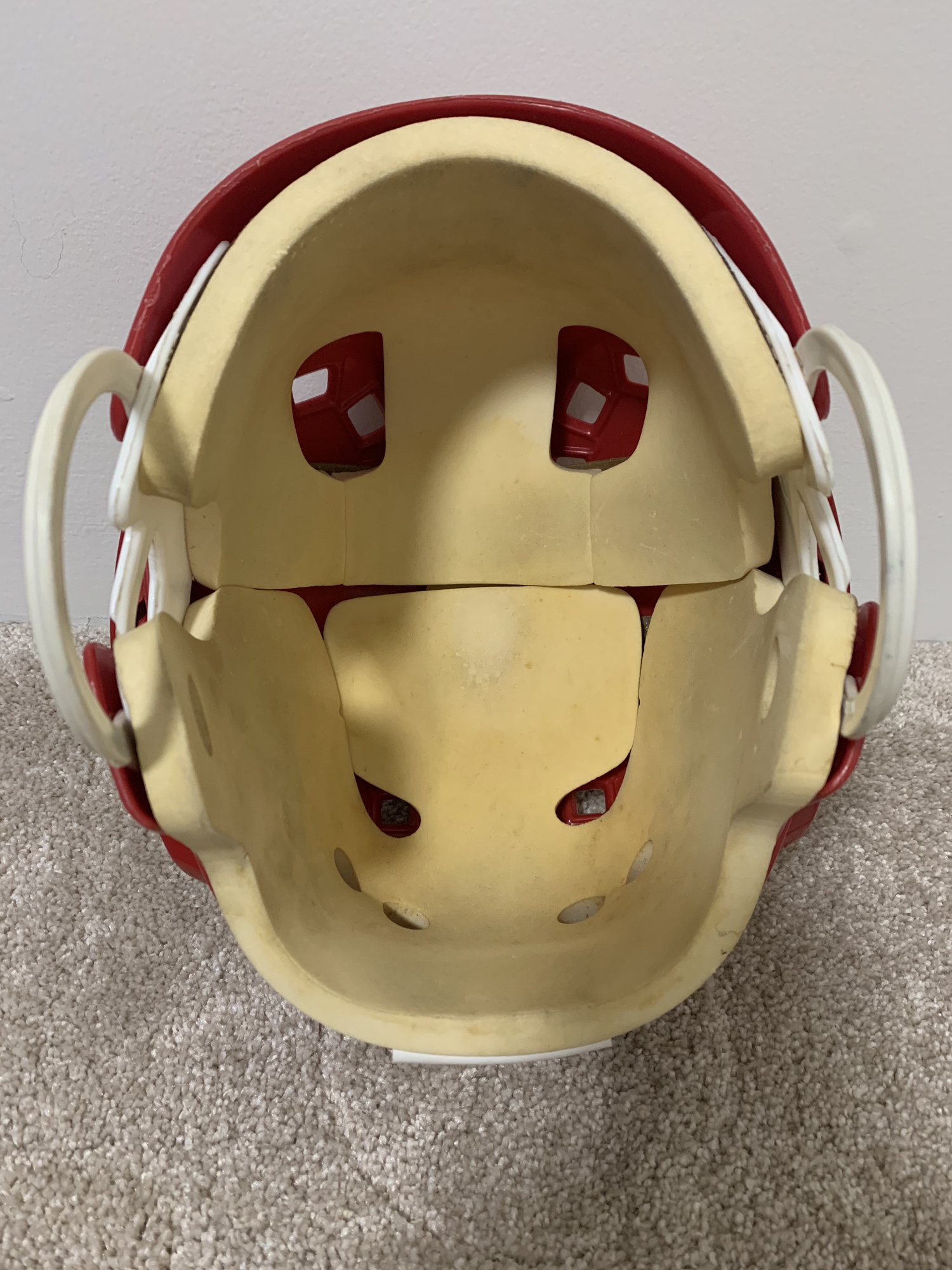 Red Cooper SK2000 Vintage Helmet Goalie Combo Made In Canada Size Large ...