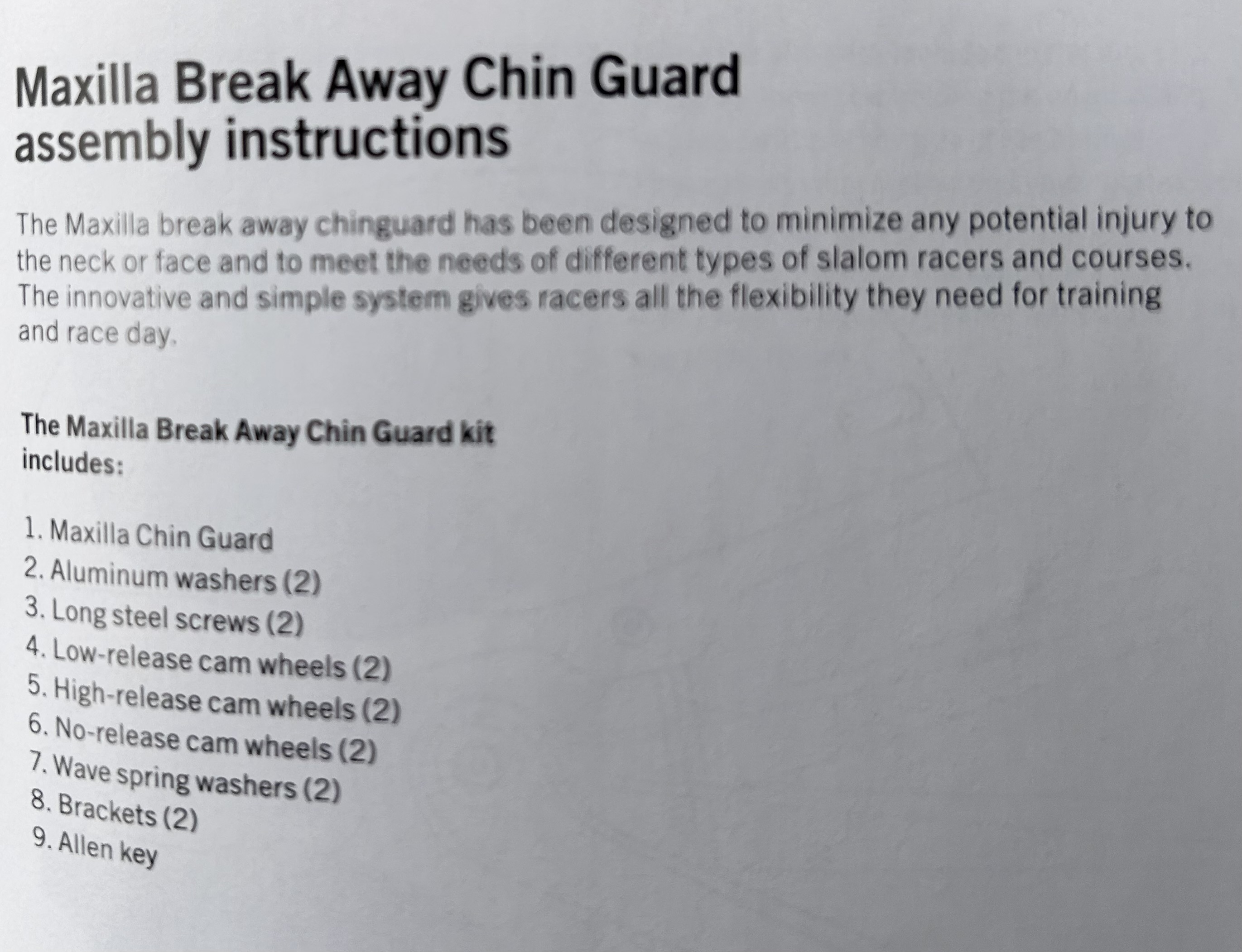 POC Maxilla Chin Guard Breakaway System | SidelineSwap