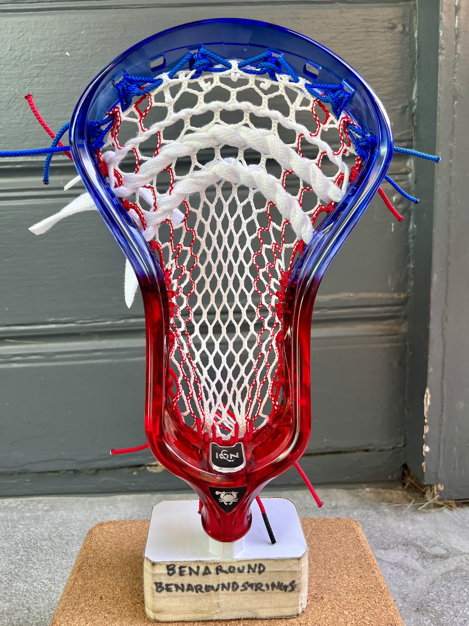 ECD Ion Dyed Red and Blue - Pro Strung W/ Hero 3.0 Semi Soft | SidelineSwap