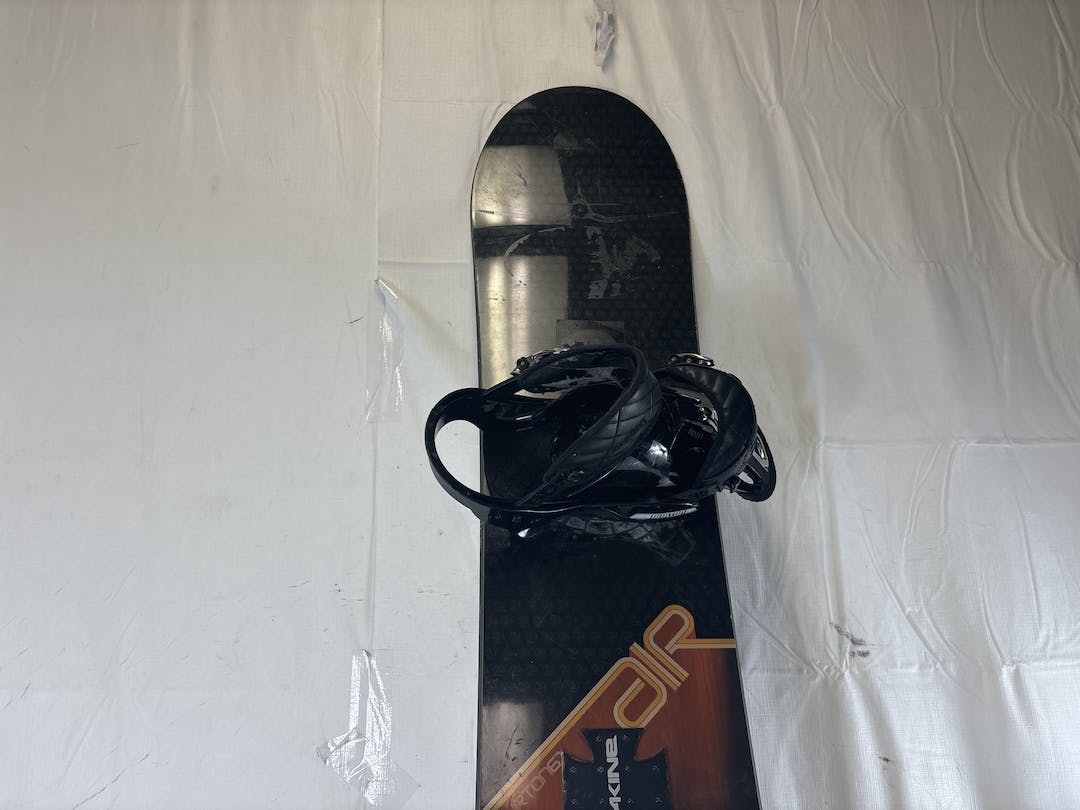 Used Burton Air 161 Cm Men's Snowboard W Lg Burton Mission Bindings (missing Toe Ramps ...