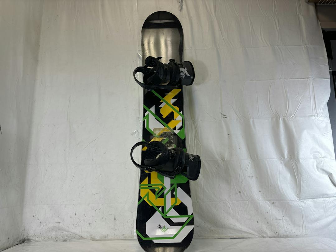 Used Sierra Crew 160 Cm Wide Men's Snowboard W Lg Burton Cobra Shark Bindings | SidelineSwap