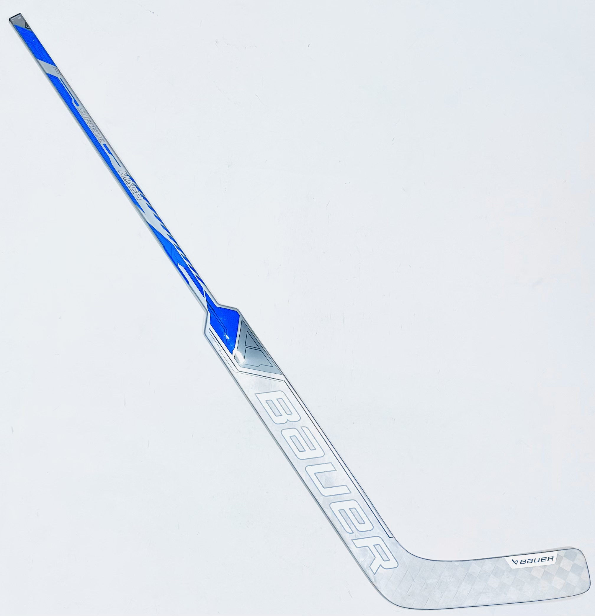 New 2 Pack Custom Blue Bauer Supreme MACH (Ultrasonic Build) Goalie ...