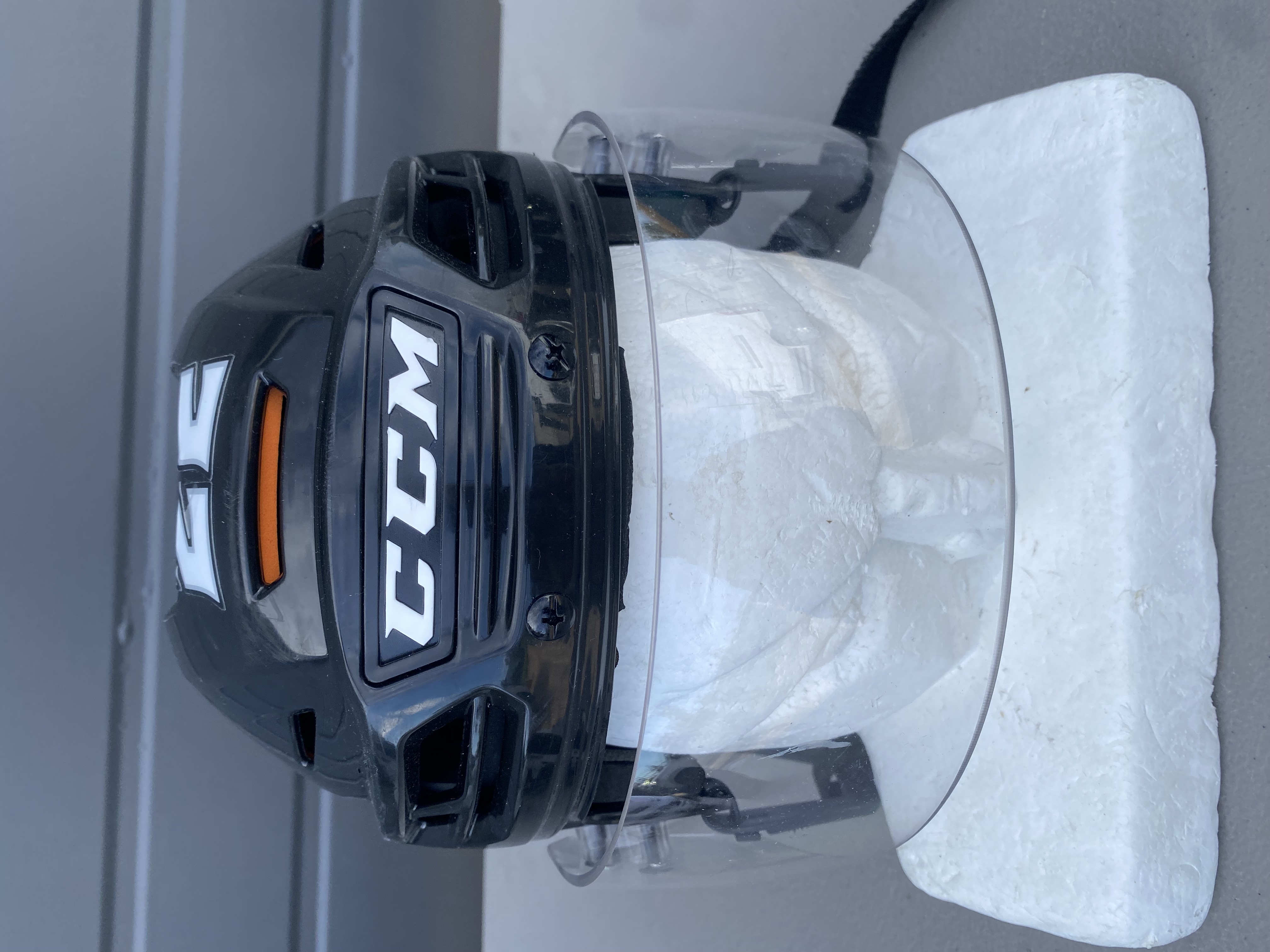 CCM Tacks 710 Pro Stock Hockey Helmet CCM Visor Combo Small Black 8141 ...