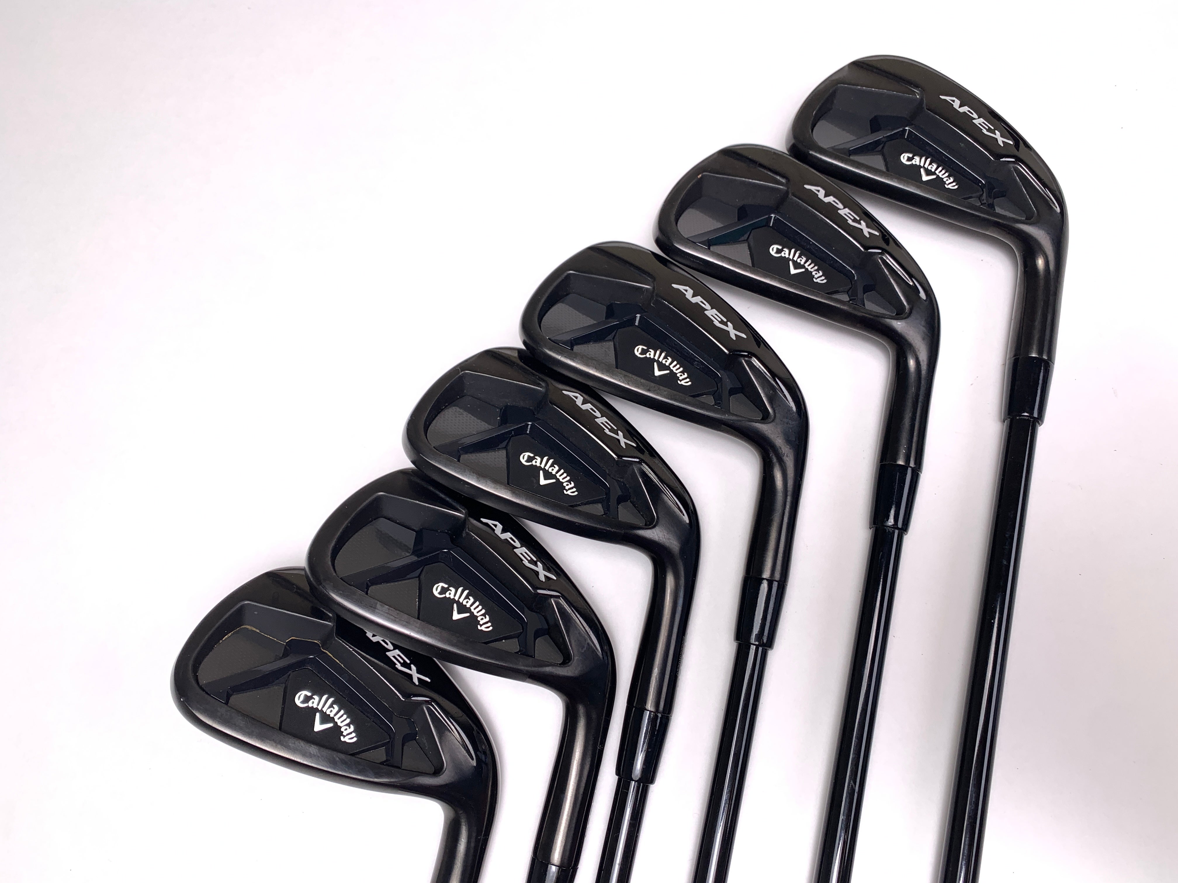 Callaway Apex 21 Black Iron Set 5-PW Tensei Blue AV Series 65g Regular ...