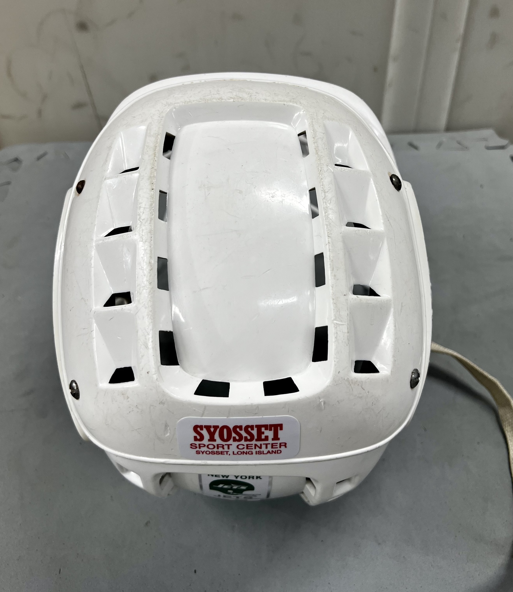 Vintage Billy Smith Islanders Hockey Goalie Helmet Koho 5000 Cooper ...