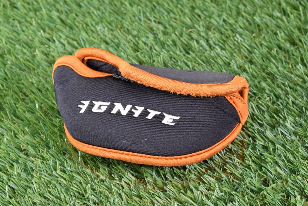 NIKE IGNITE 003 35” MALLET PUTTER W/ WINN MIDSIZE GRIP & HEADCOVER ~ L ...