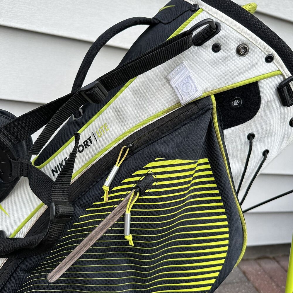 Nike Sport Lite Stand Carry Bag 5 Way Dividers Equa Flex Dual Straps ...