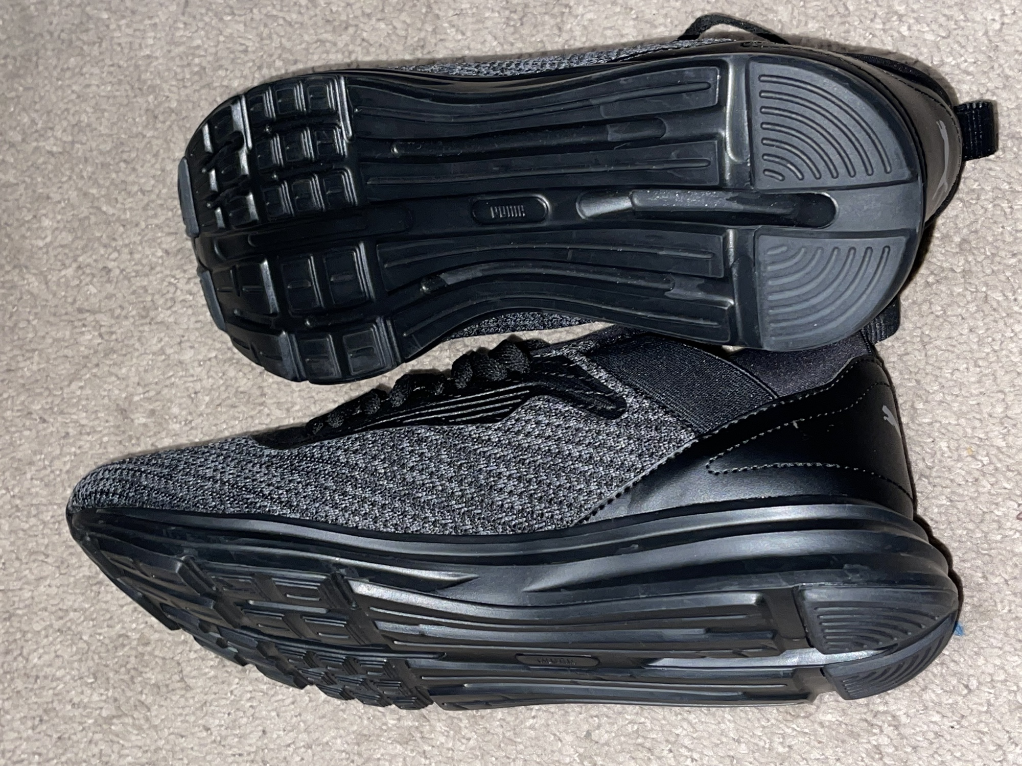 Puma Soft Foam Optimal Comfort Enzo Beta Woven V3 Black Mens Shoe New ...