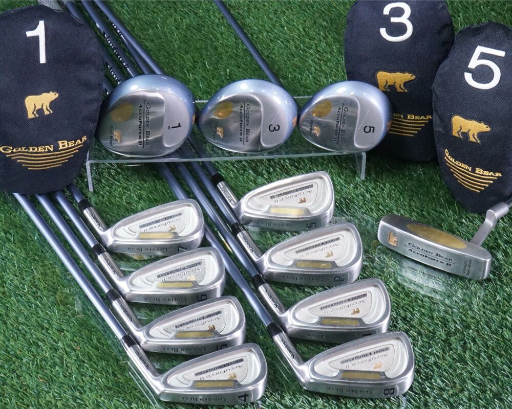 GOLDEN BEAR ACCUFORCE II WOMEN’S 12 CLUB GOLF SET, LADIES FLEX GRAPHITE ...