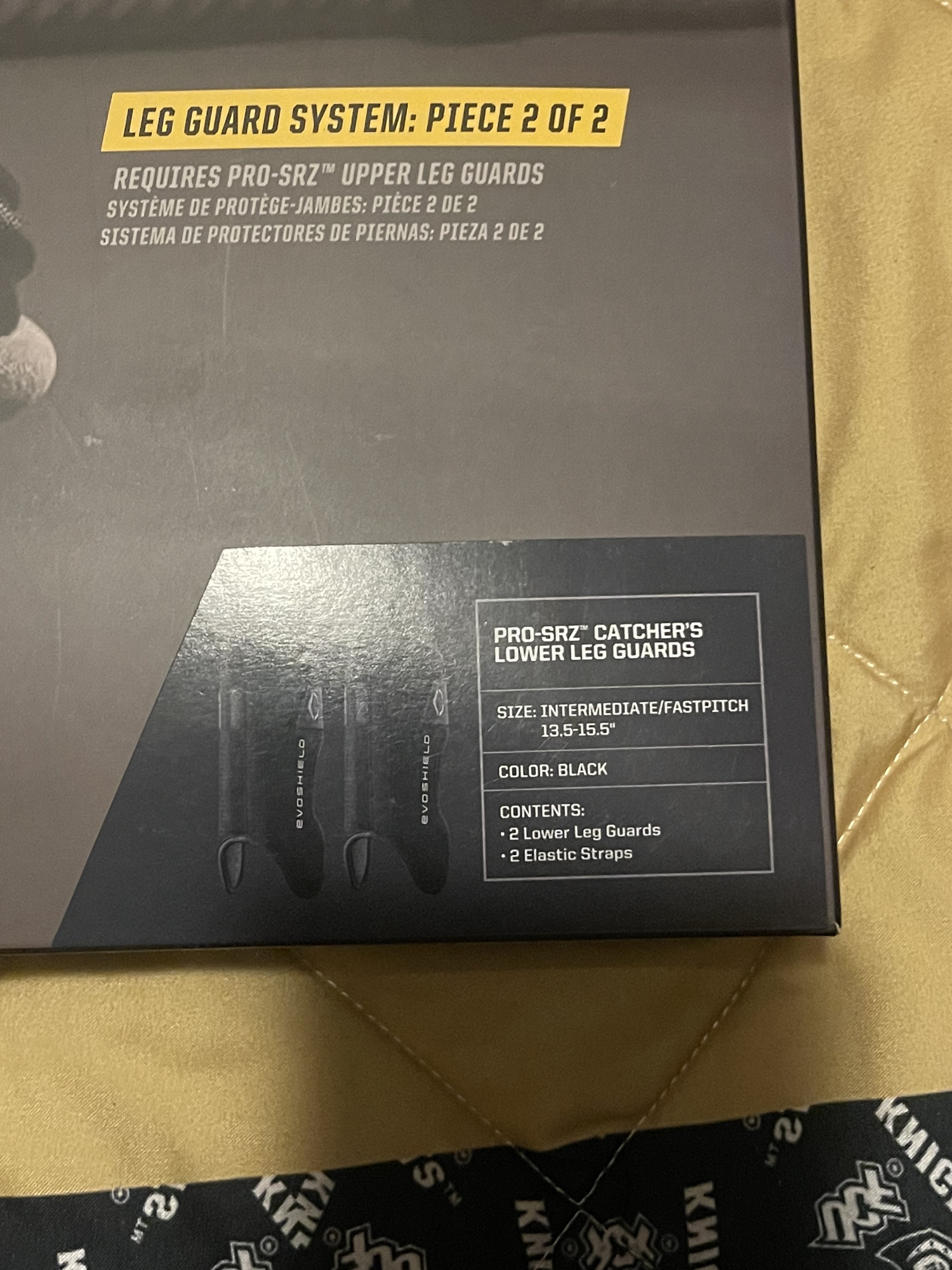 New Evoshield PRO-SRZ™ GEL-TO-SHELL™ CATCHER'S LOWER LEG GUARDS ...