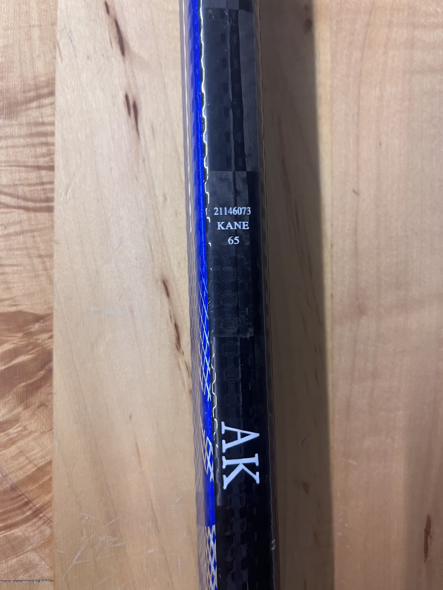 Custom Blue Bauer Hyperlite KANE PROSTOCK CURVE | SidelineSwap