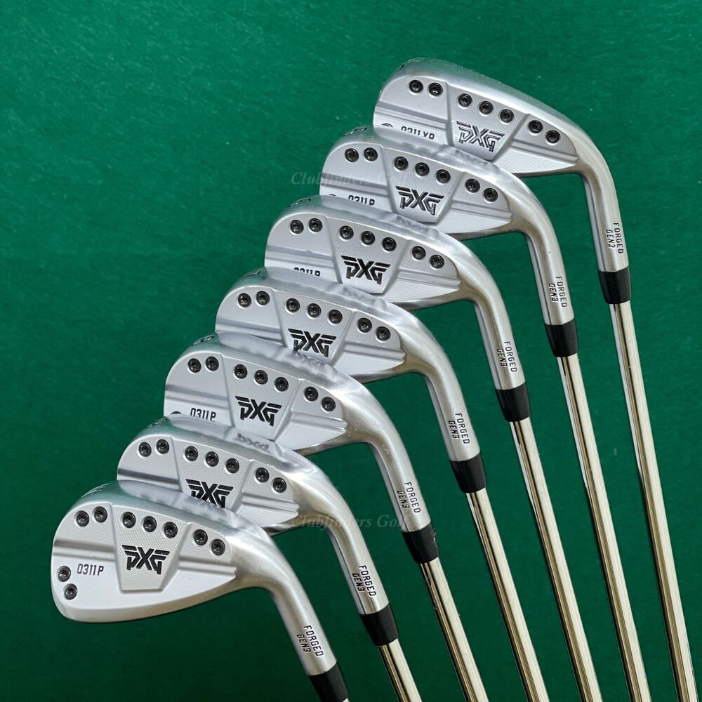 PXG 0311P GEN3 Forged 4-PW Iron Set Mitsubishi Chemical MMT 80 S Graphite Stiff | SidelineSwap