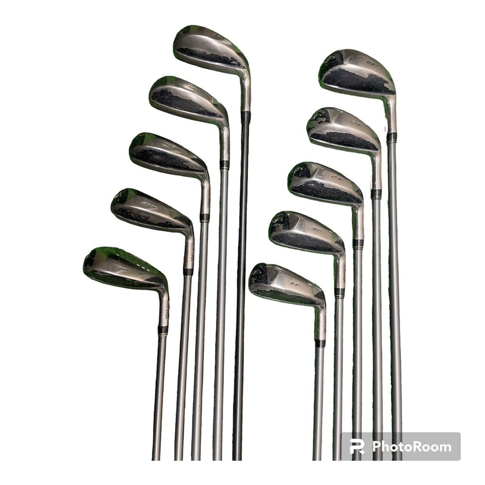 Tour Edge Bazooka JMax Iron-Wood Set 3-PW + AW + SW R Flex Graphite RH ...