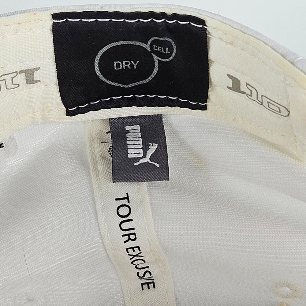 Puma Rickie Fowler Snapback Hat Cap Cobra White | SidelineSwap