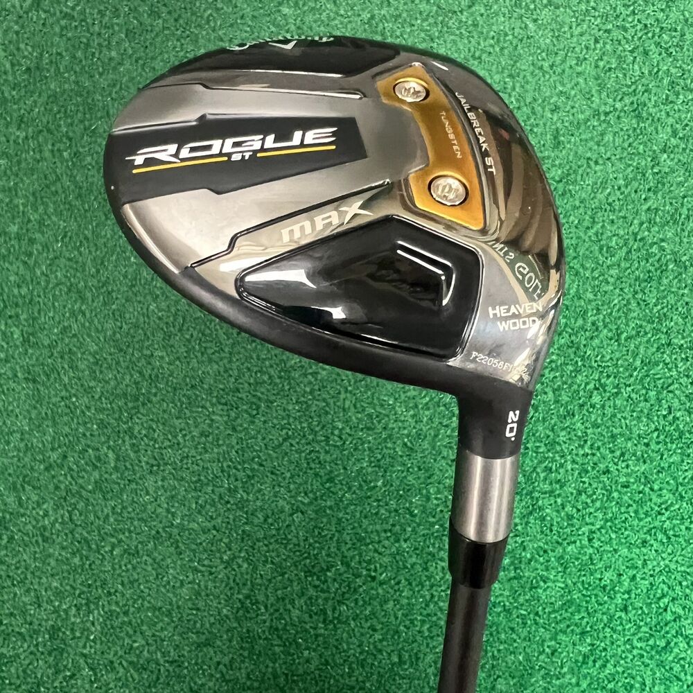 Callaway Rogue ST Max 20° Heaven Wood Graphite Project X Cypher Fifty 5 ...