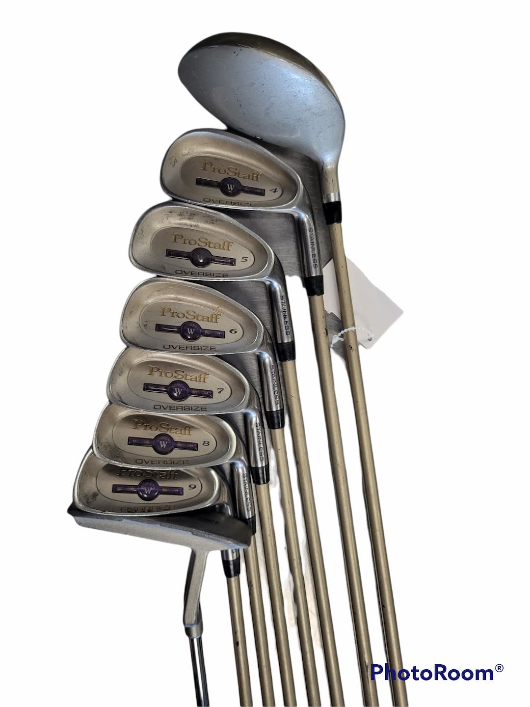 Used Wilson Pro Staff 8 Piece Graphite Senior Golf Womens Package Sets ...