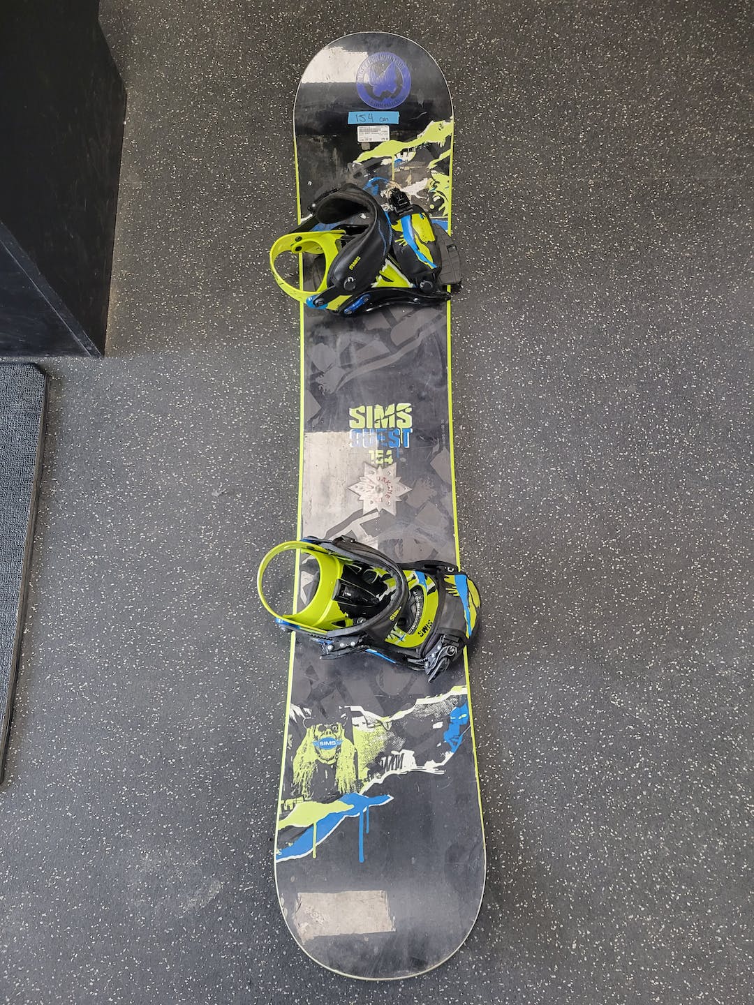 Used Sims Quest 154 Cm Men's Snowboard Combo | SidelineSwap